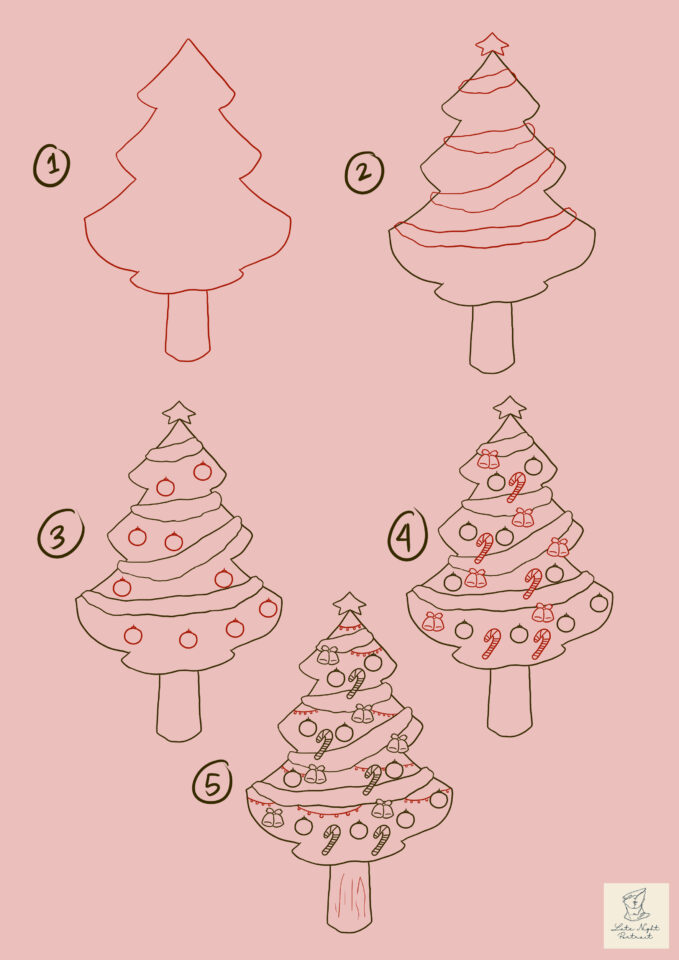 50+ Cute and Easy Christmas Drawing Ideas (with Picture Guides!) | 2025
